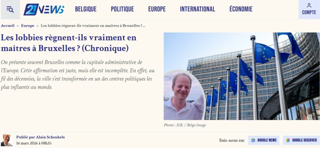 Les lobbies règnent-ils vraiment en maîtres à Bruxelles ? (Chronique ...